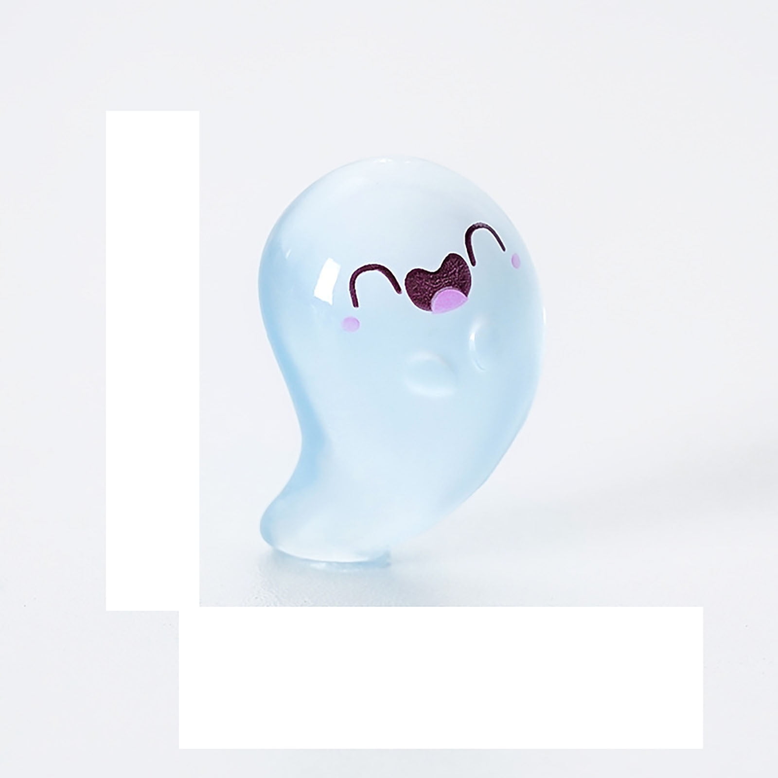 Darzheoy Mini Ghost Figurines Glow in The Dark Halloween Miniatures ...
