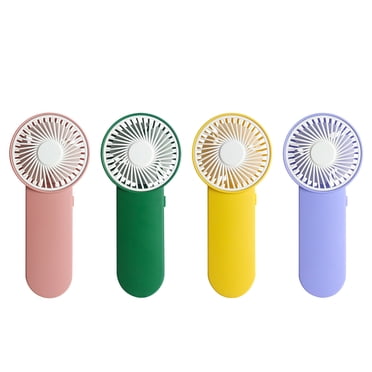 Aecooly Slim Portable Fan 2 Pack, Thin Handheld Fan, USB Rechargeable ...