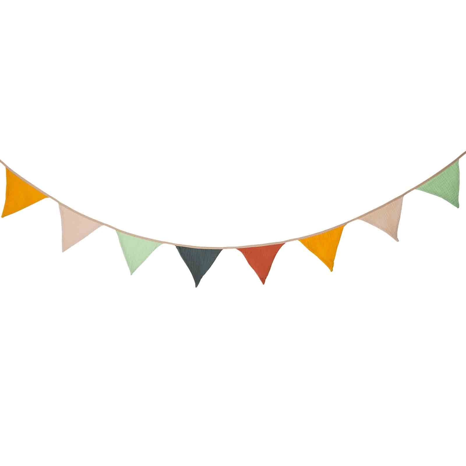 Darzheoy Pennant Banner Flags 8.5ft Multicolor Pennant Banner Cotton ...
