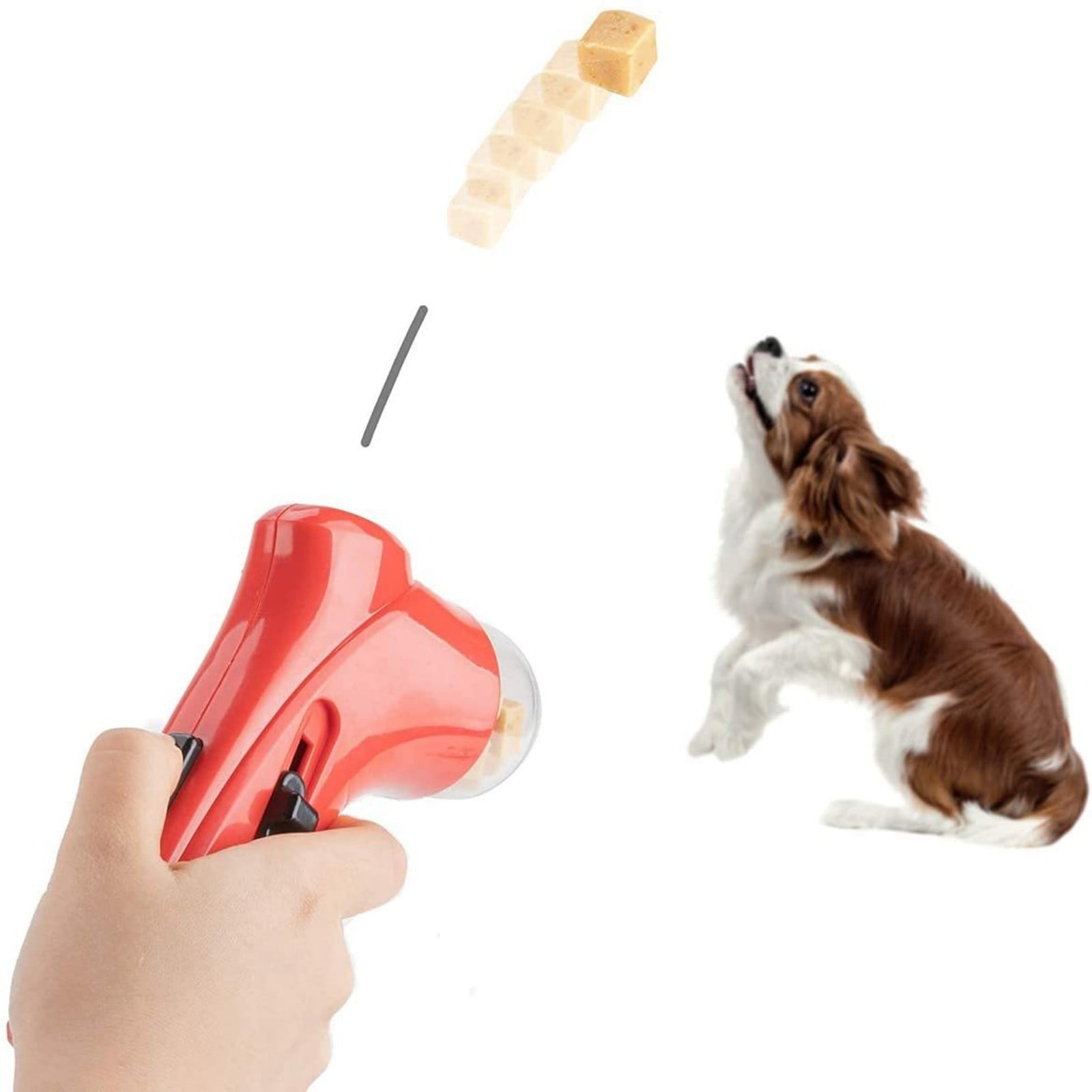 Darzheoy Pet Treat Launcher Training Dog Food Catapult auto Pets Food ...