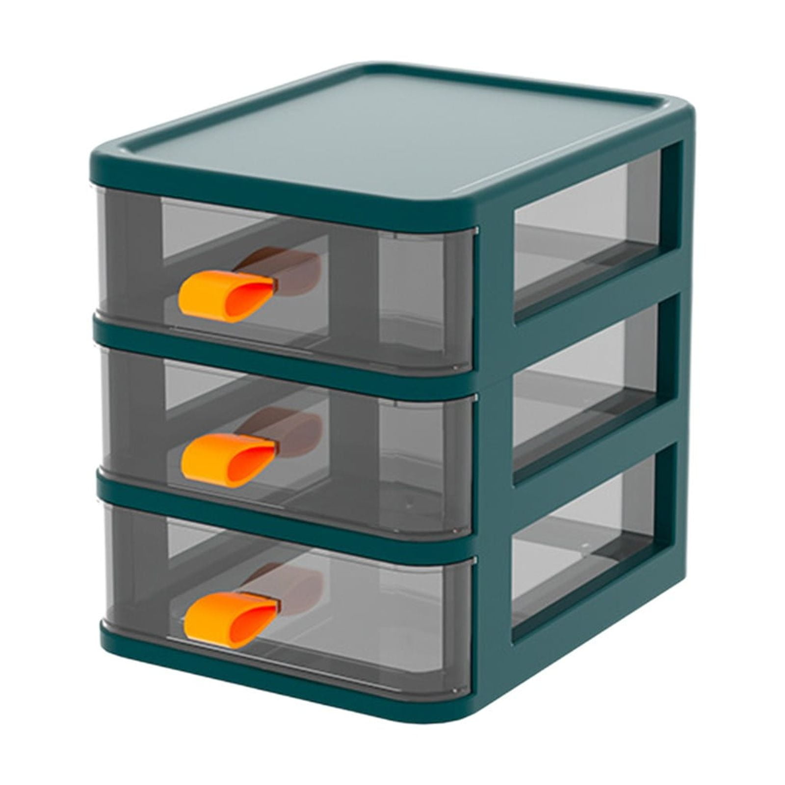 Darzheoy Plastic Drawers Organizer 3 Drawer Plastic Storage Plastic ...