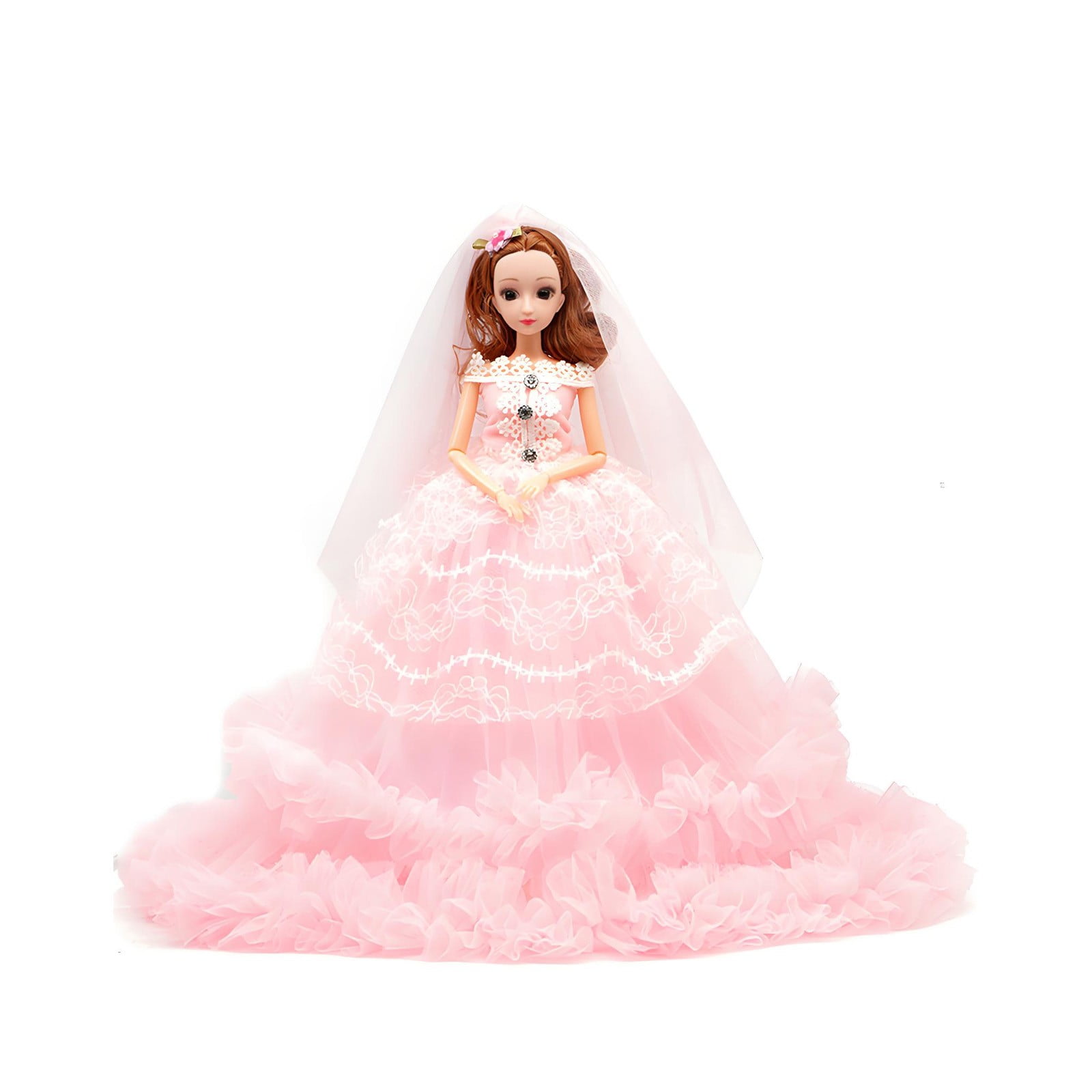 Darzheoy Princess Toy, 15 Inches Big Wedding Dress Princess Doll Toy ...