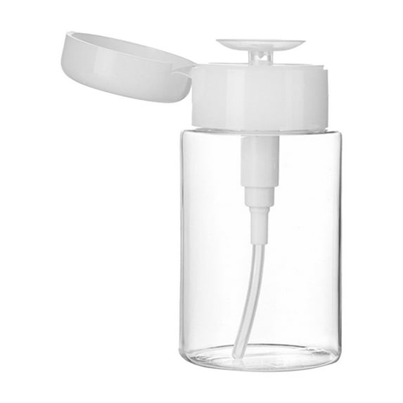 Darzheoy Push Down Pump Dispenser, Clear Small Plastic Travel Bottle ...