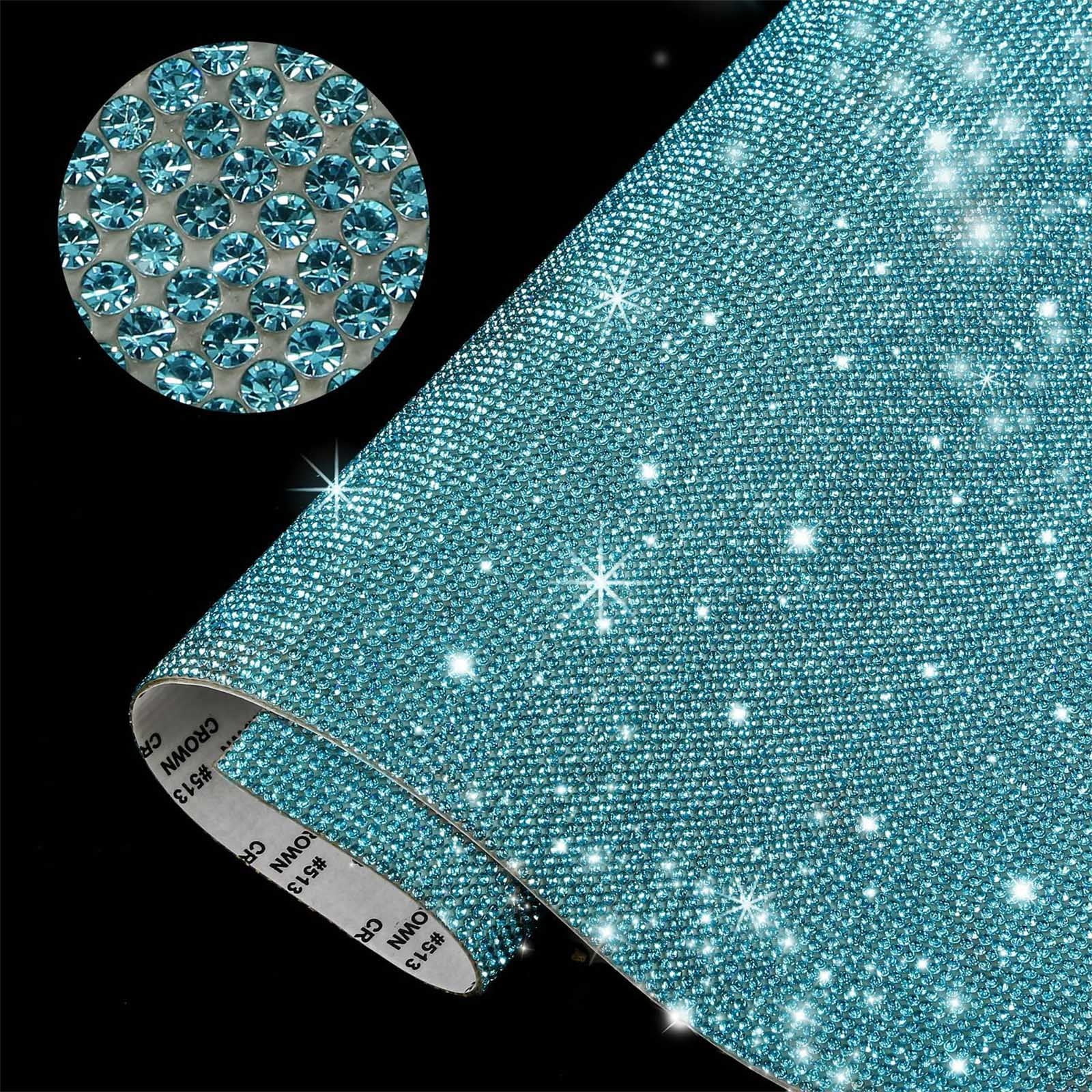 Elainilye Rhinestones Stickers, 4.72"X7.87" Self-Adhesive Crystal ...