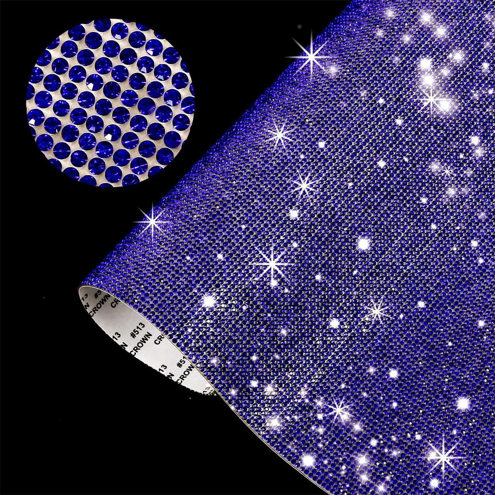 Elainilye Rhinestones Stickers, 4.72"X7.87" Self-Adhesive Crystal ...