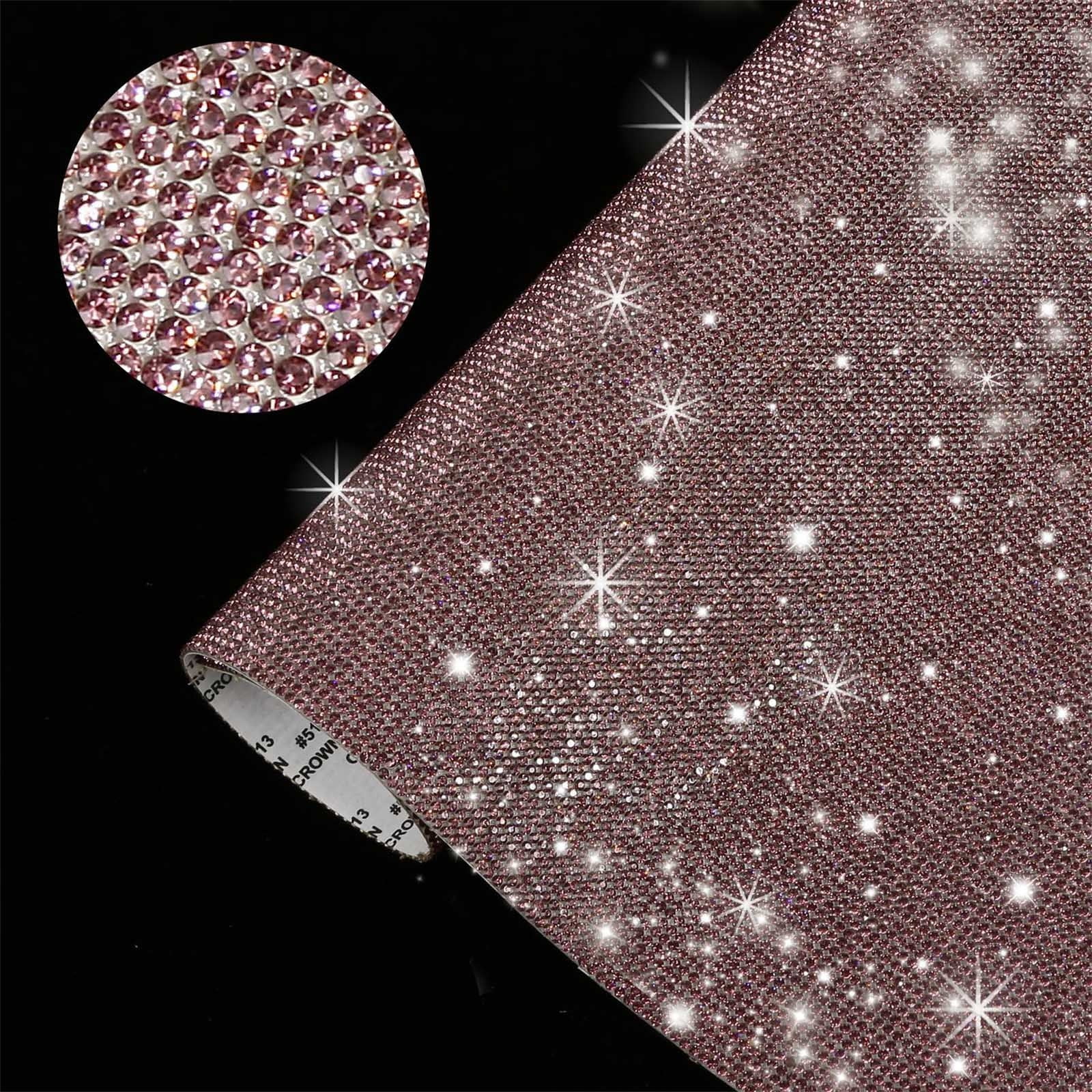 Darzheoy Rhinestones Stickers, 4.72"X7.87" Self-Adhesive Crystal ...