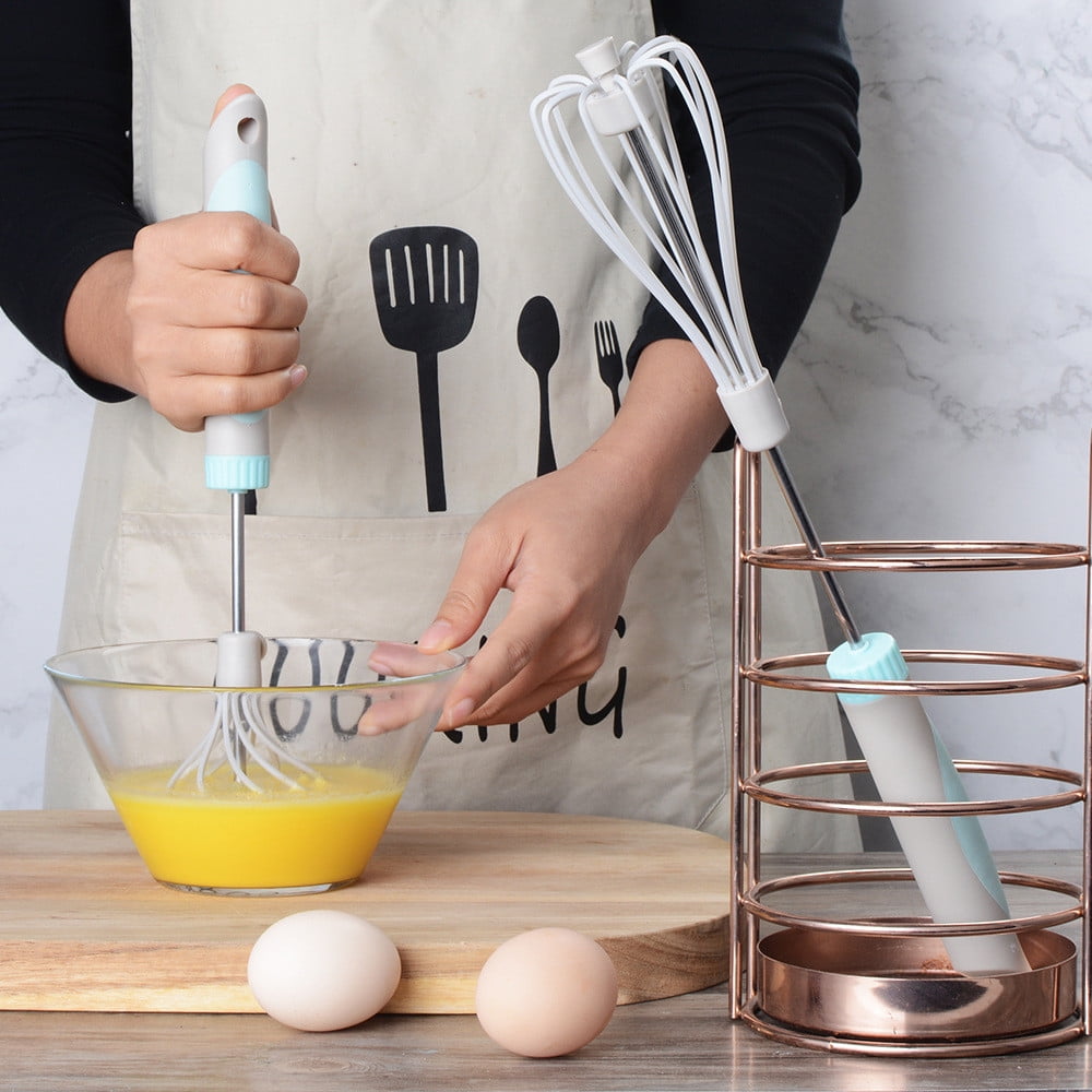 Darzheoy Semi Automatic Egg Beater with 360° Rotation - Manual Hand for ...