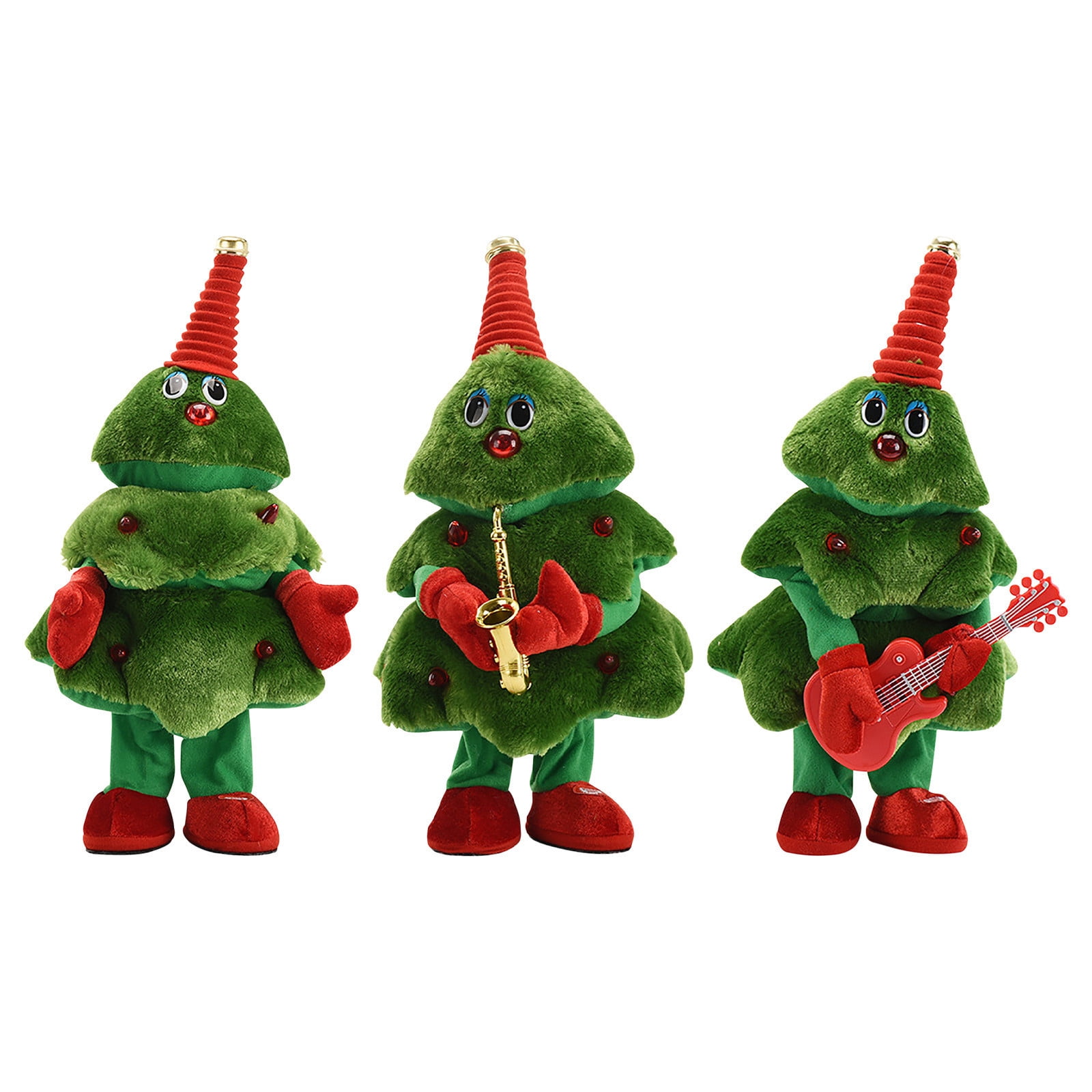 Darzheoy Singing Dancing Christmas Tree, Electric Christmas Tree Plush ...