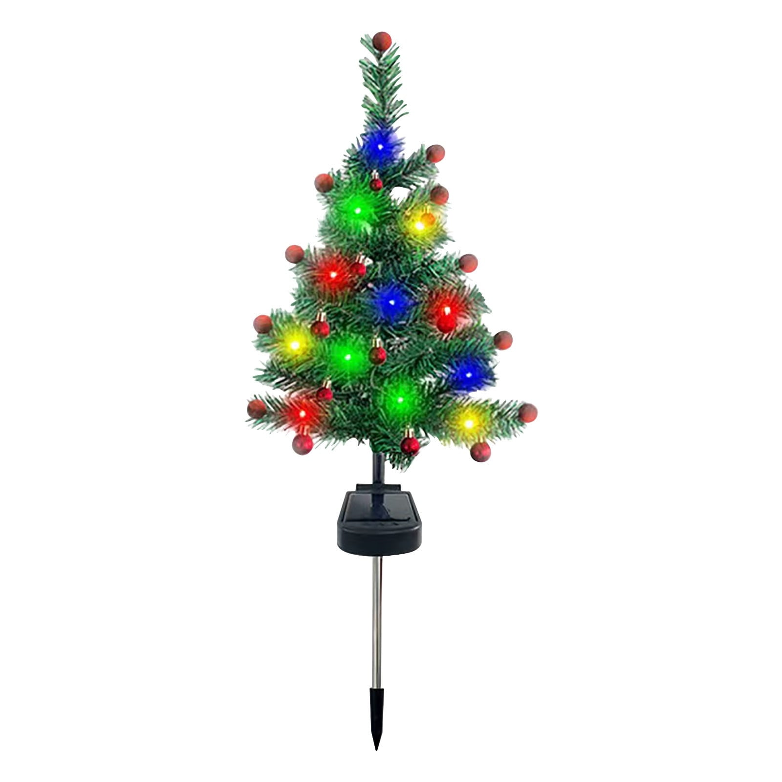 Darzheoy Solar Christmas Trees Decorations, Solar Powered Xmas Tree ...