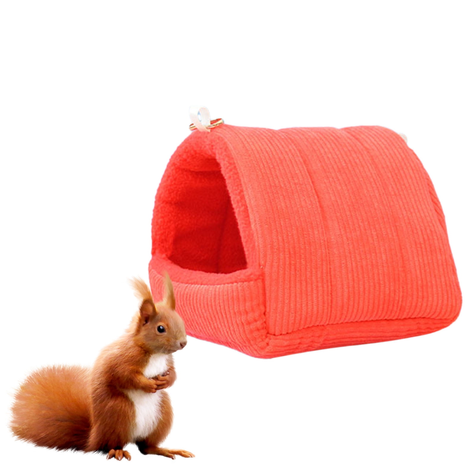 Darzheoy Squirrels Bed Hammock Winter Warm Plush Hanging Bed for ...