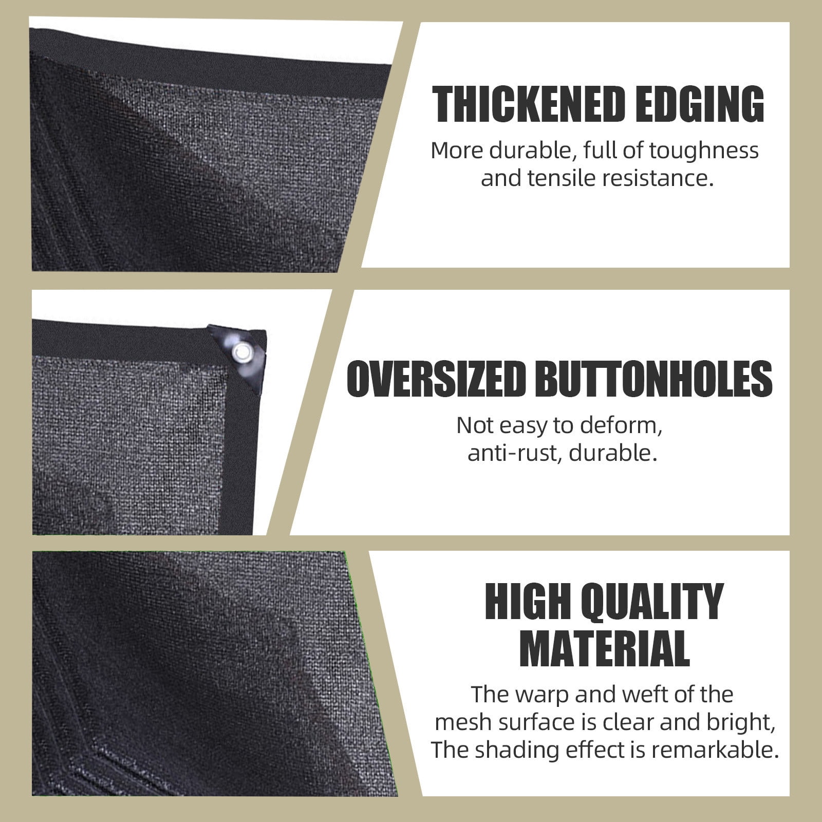 Darzheoy Sun Shade Sail 6.5/10/13/16.5/20/26 FT Rectangle Canopy ...
