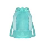 Darzheoy Swim Bag Mesh Drawstring Backpack Beach Backpack for Swimming ...