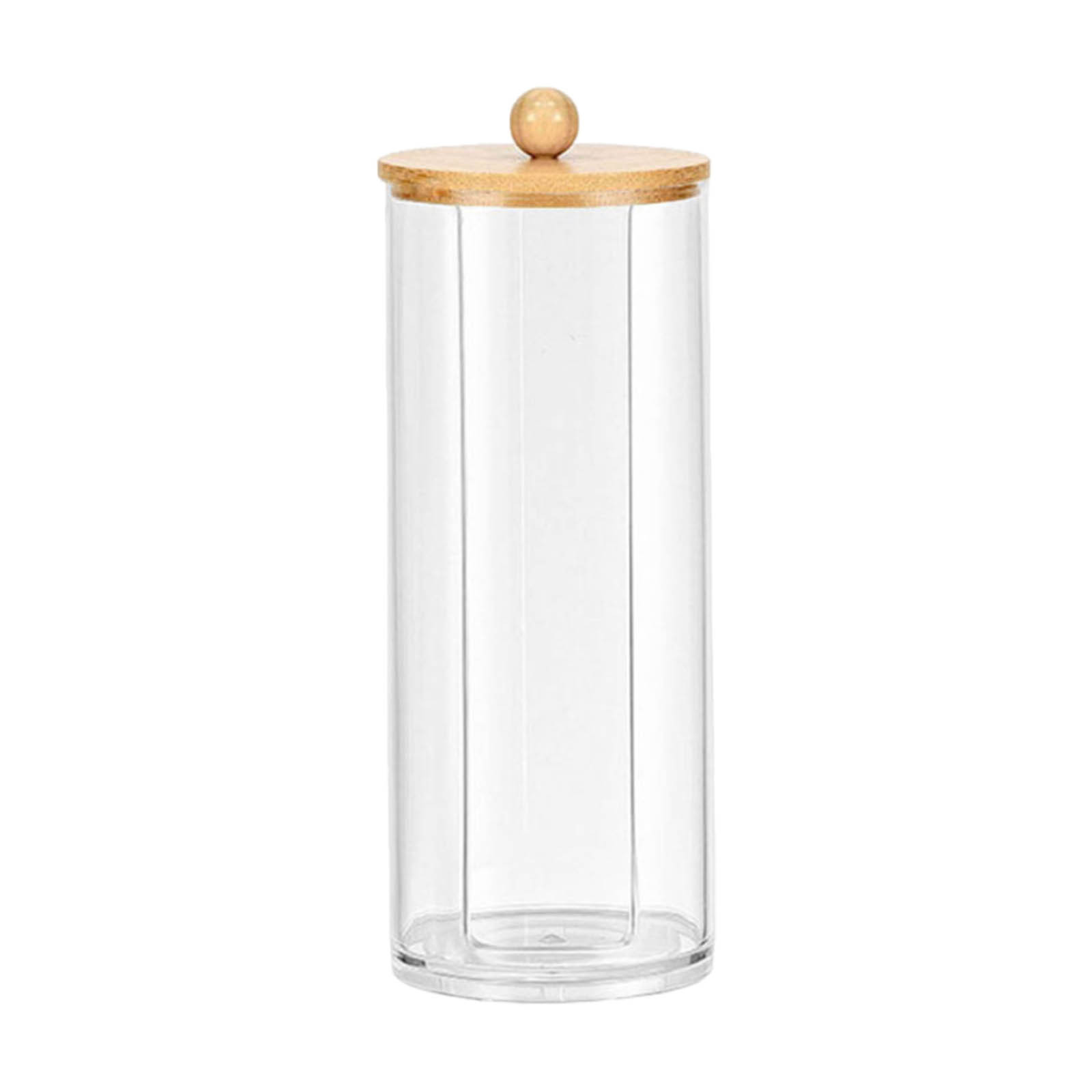 Darzheoy Tea Cups Storage Box, Clear Storage Case with Wood Lid ...