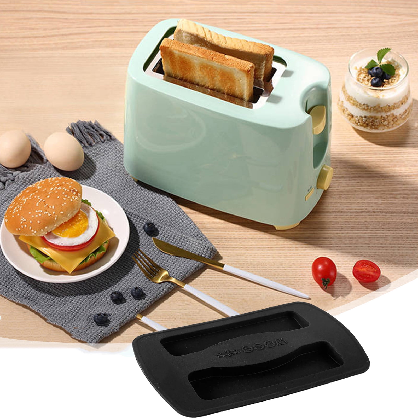 Darzheoy Toaster Cover, Silicone Toaster Dustyy Cover, Toaster ...