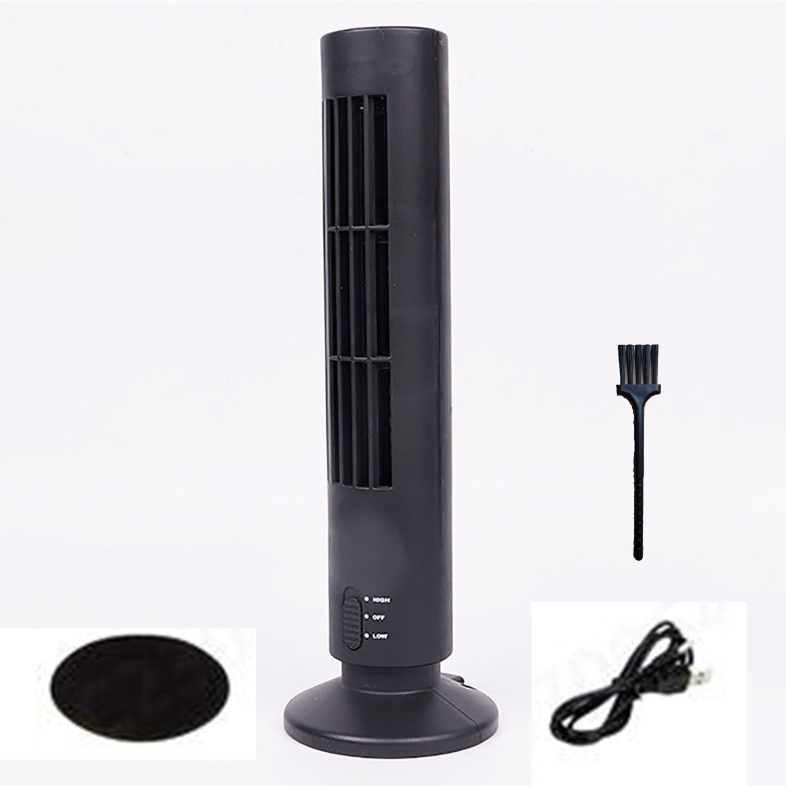Darzheoy Tower Fan for Bedroom, 13 Inch Bladeless Fan, 90° Oscillating ...