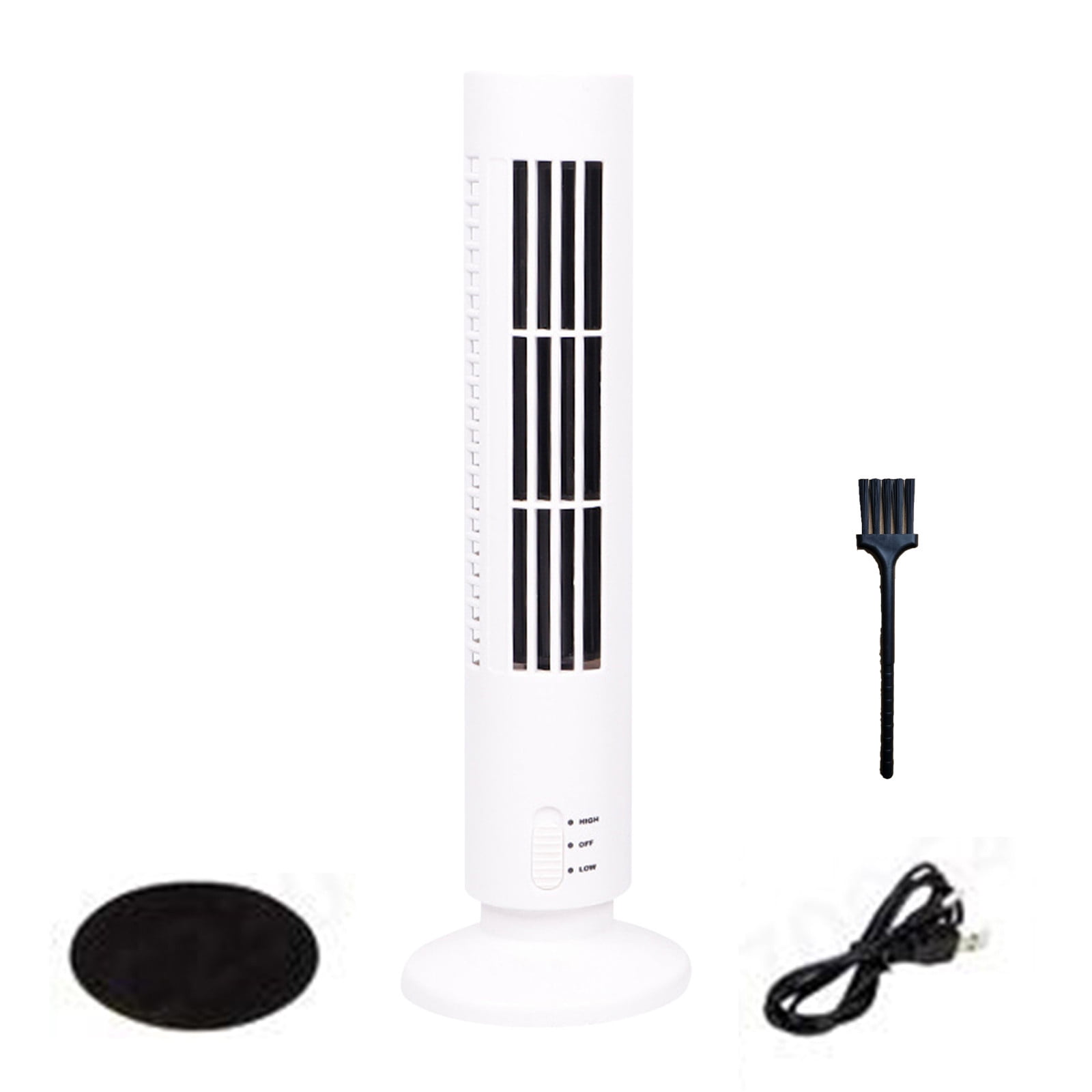 Darzheoy Tower Fan for Bedroom, 13 Inch Bladeless Fan, 90° Oscillating ...