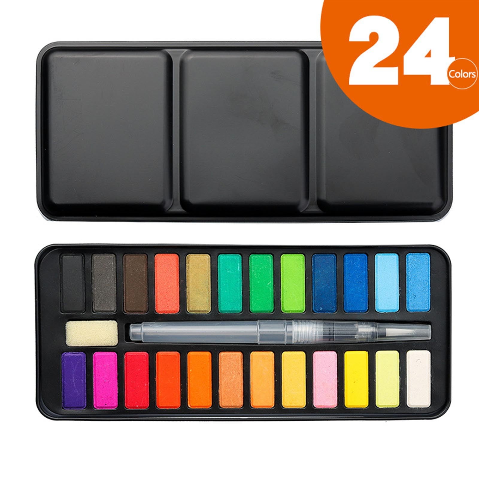Darzheoy Watercolor Paint Set, Travel Watercolor Kit with Water Brushes ...