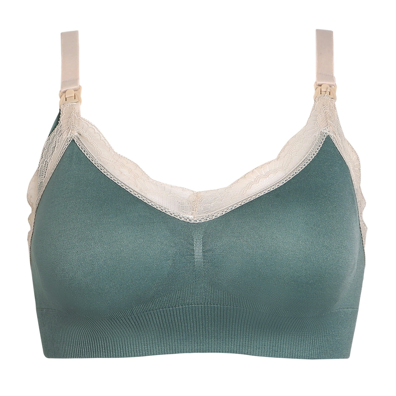 Darzheoy Wire-Free Bra for Women Large size One-Piece Bra Everyday ...