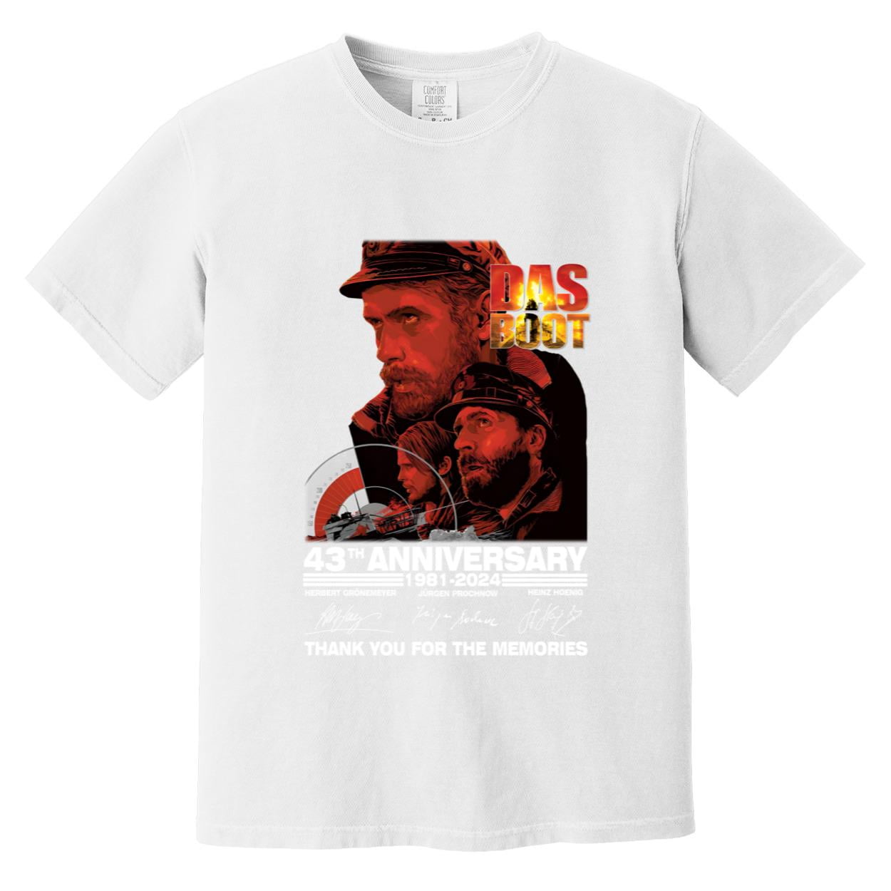 Das Boot Submarine War Film Anniversary Tribute Style Comfort Color ...