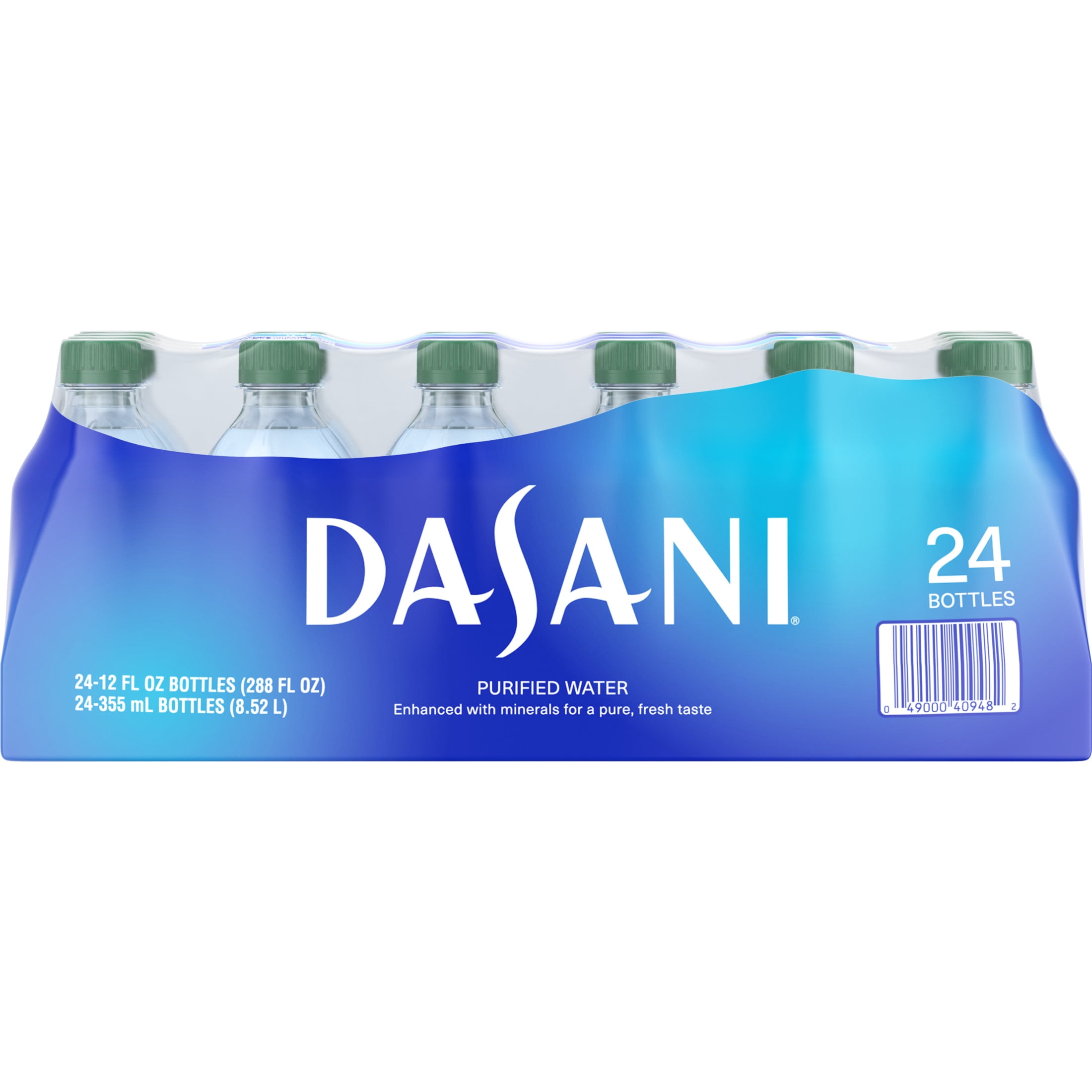 Dasani Purified Water Bottles, 12 fl oz, 24 Pack - Walmart Business ...