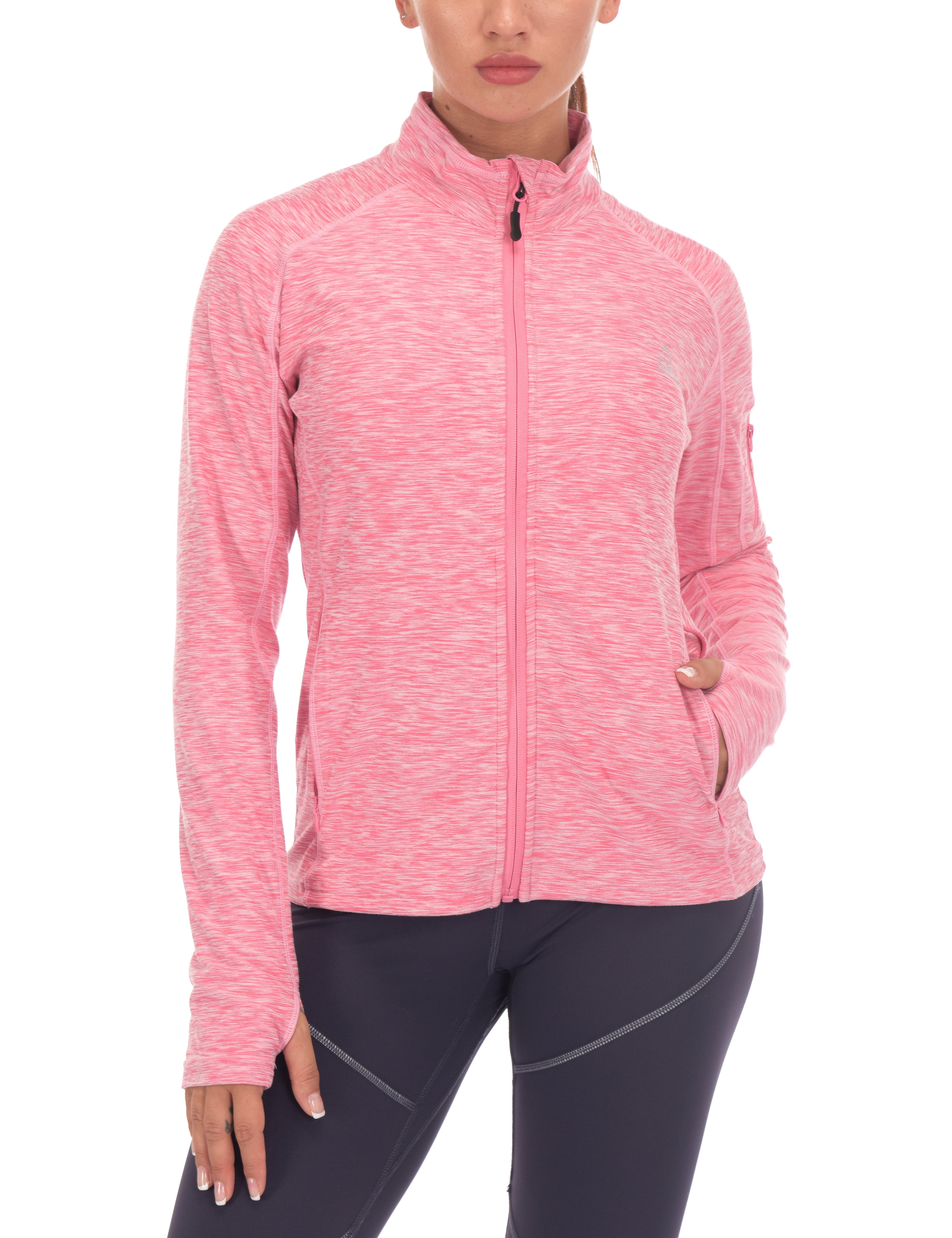 Dasawamedh Women's Running Sport Track Jacket Full Zip Workout Athletic ...