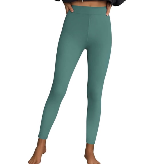 Dasayo Clear Women's Leggings Yoga High Waist Slim-Leg Long Jeggings ...