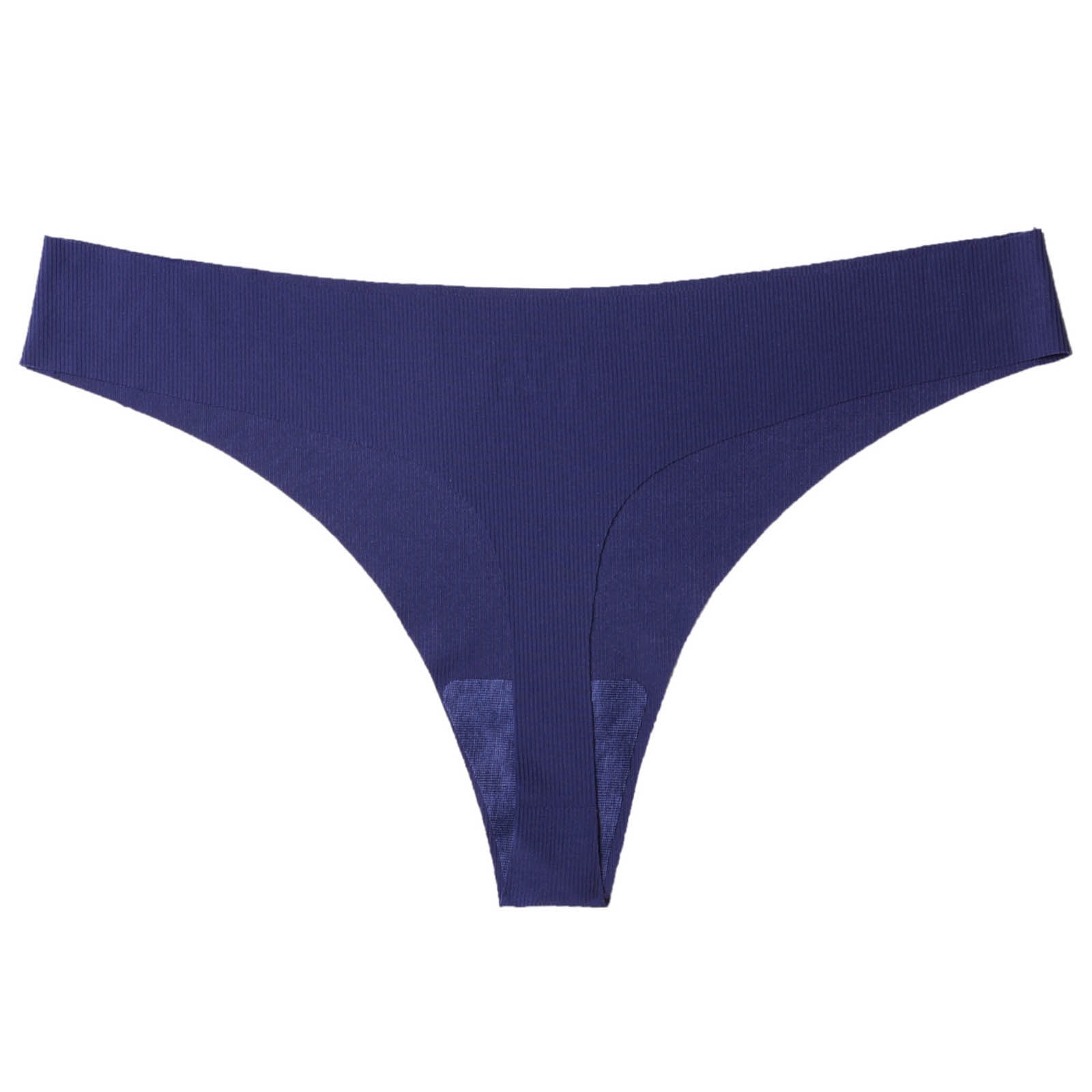 Dasayo Ladies Underwear Panties Thong Seamless Blue G-String Solid Low Waist Cheeky Panty Girls ...