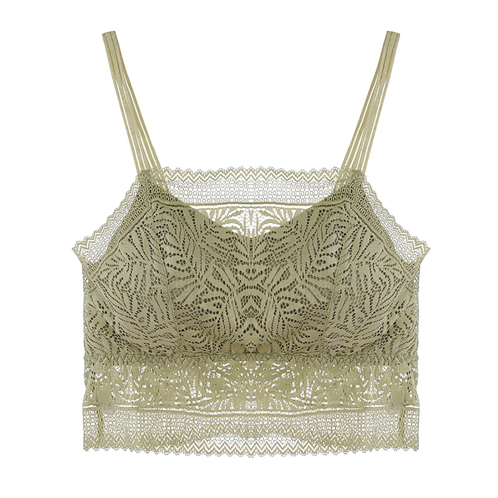 Dasayo Spaghetti Strap Womens Plus Size Camisoles And Tanks Green V