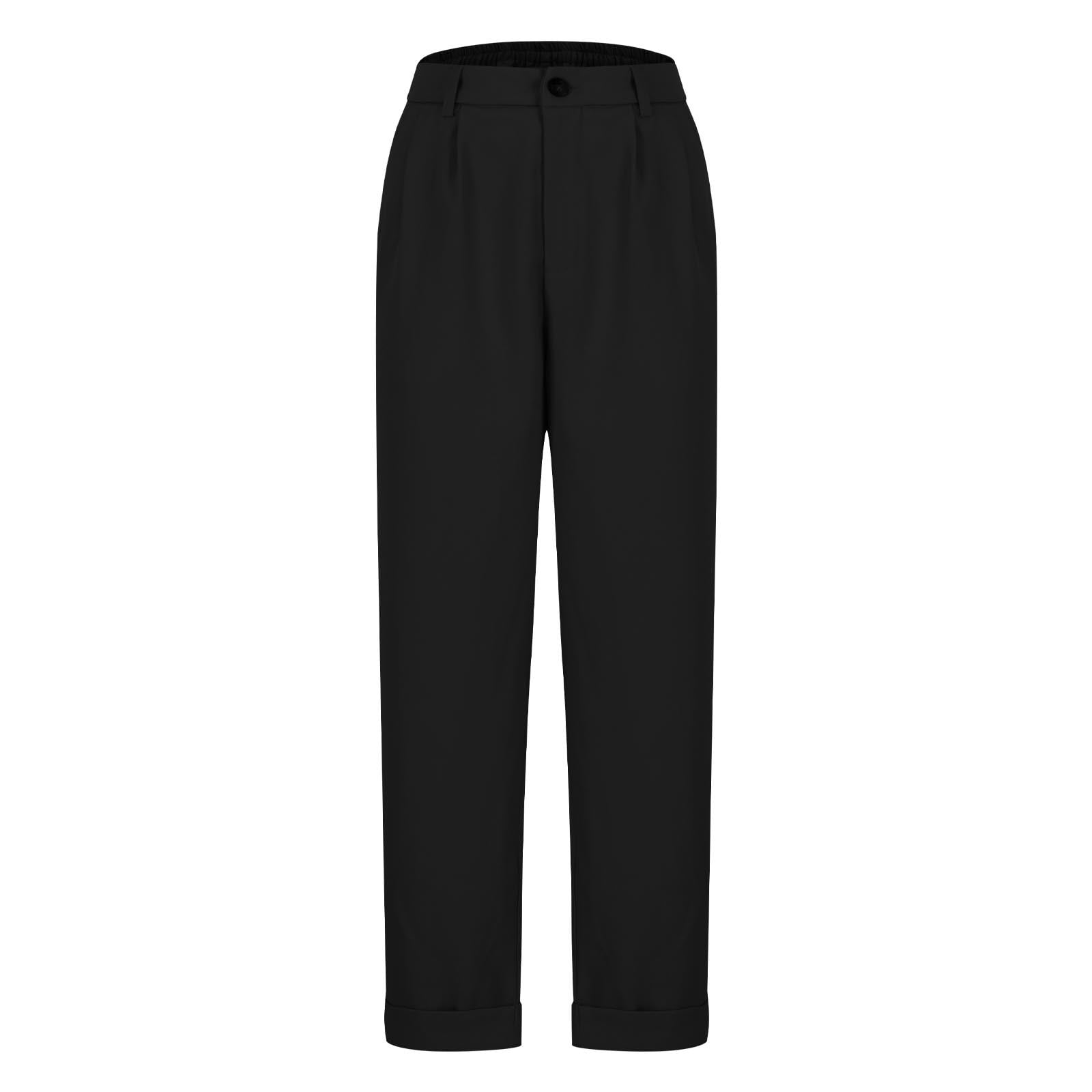 Dasayo Straight Leg Womens Pants Petite Formal Pants Womens Sweatpants ...