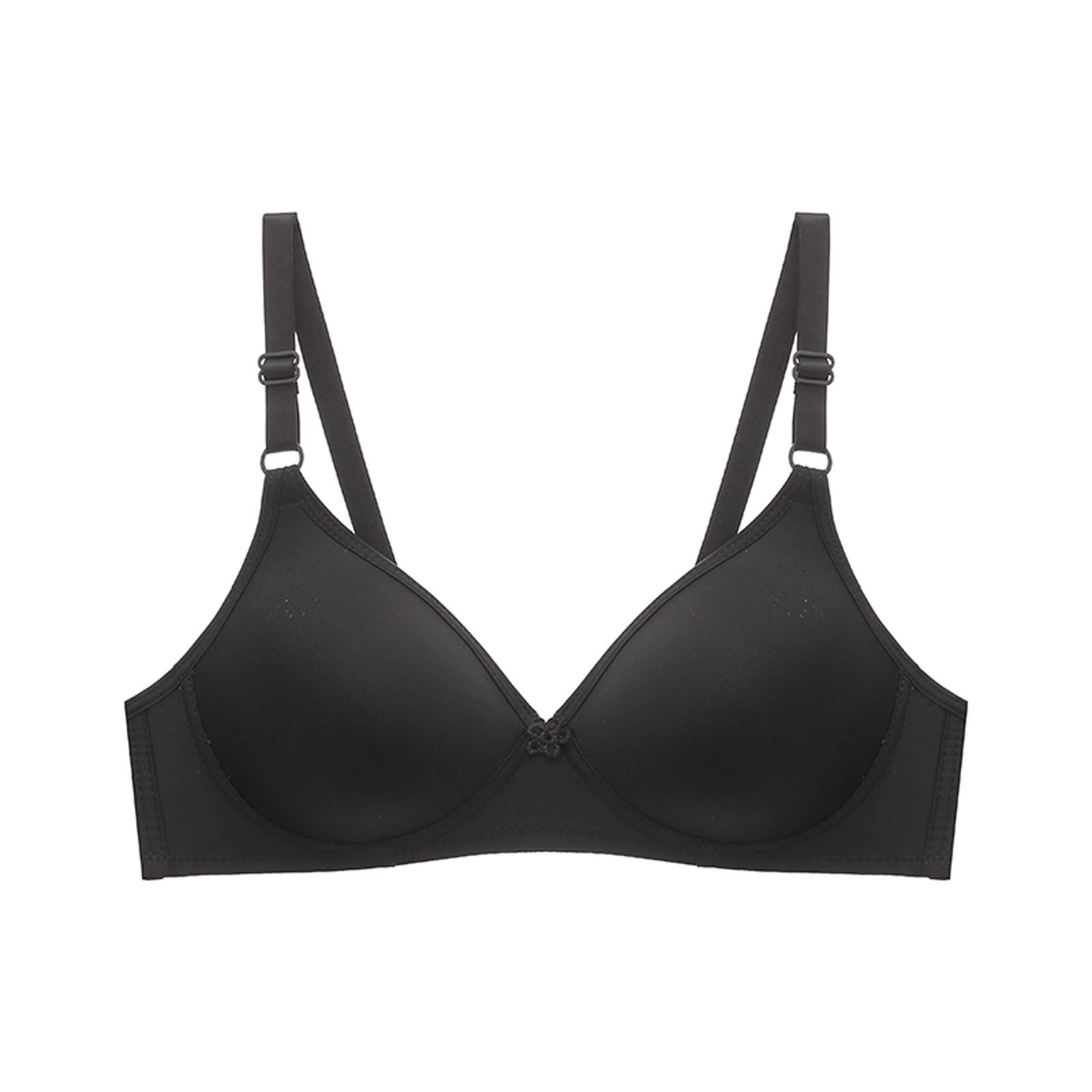 Dasayo Support Wireless Bra, Cozy Bra with Stay-in-Place Straps, Full ...