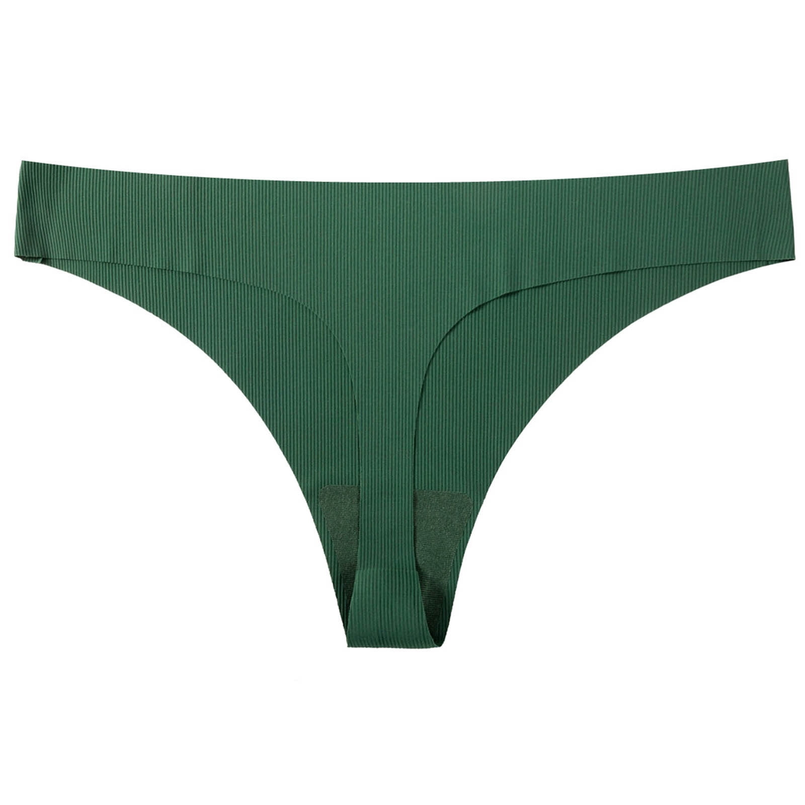 Dasayo Women's Lingerie, Sleep & Lounge Seamless Thong Green G-String Low Waist Cheeky Panty ...