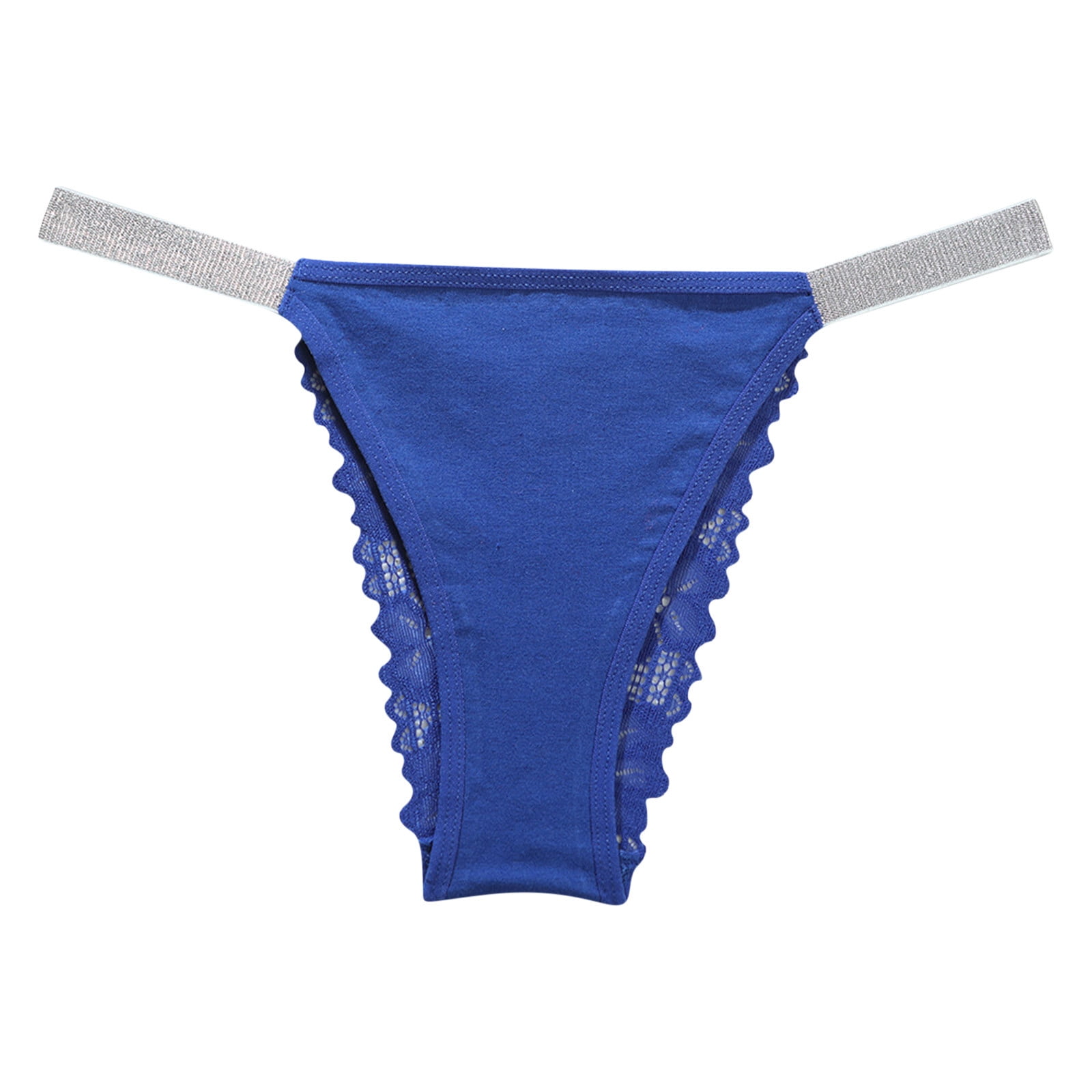 Dasayo Womens Panties Thong Blue Cheeky G-String Low Waist Lingerie ...