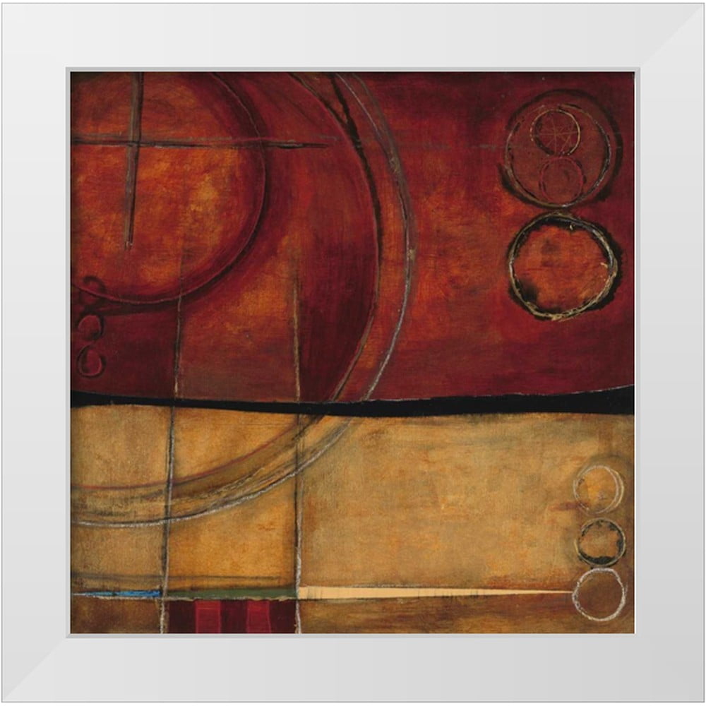 Dascher, Dennis 15x15 White Modern Wood Framed Museum Art Print Titled ...