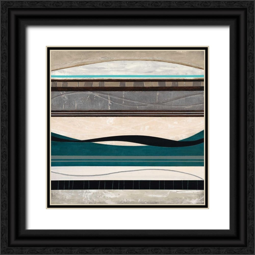 Dascher, Dennis 20x20 Black Ornate Wood Framed with Double Matting ...