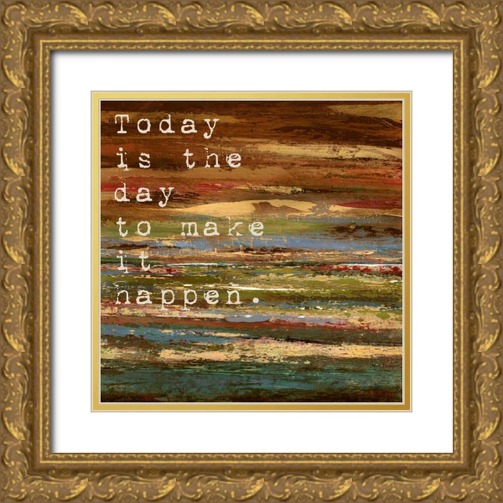 Dascher, Dennis 20x20 Gold Ornate Wood Framed with Double Matting ...