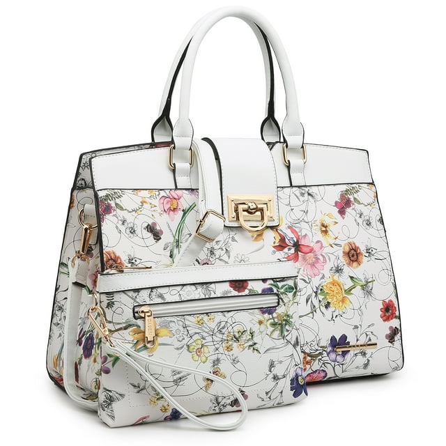 Dasein Handbags for Women Purses Monogram Satchel Purse Large Tote ...