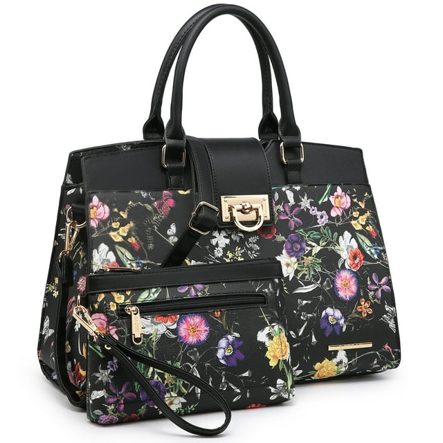 Dasein Handbags for Women Purses Monogram Satchel Purse Large Tote ...