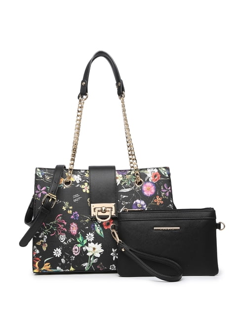 Dasein Women's 3Pcs Set Fashion Satchel Handbag with Crossbody Purse ...