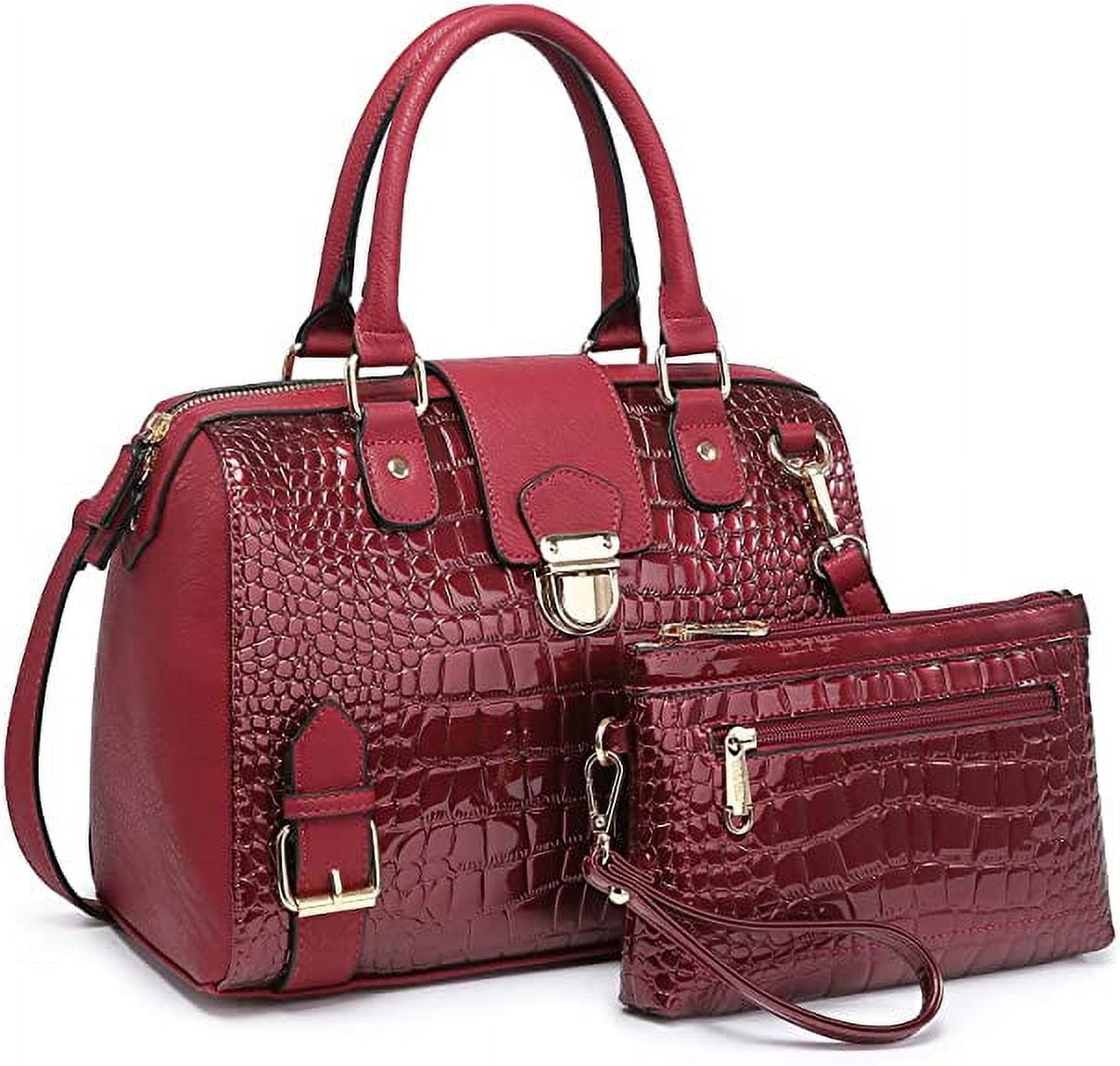 Dasein Women Barrel Handbags Purses Fashion Satchel Bags Top Handle ...