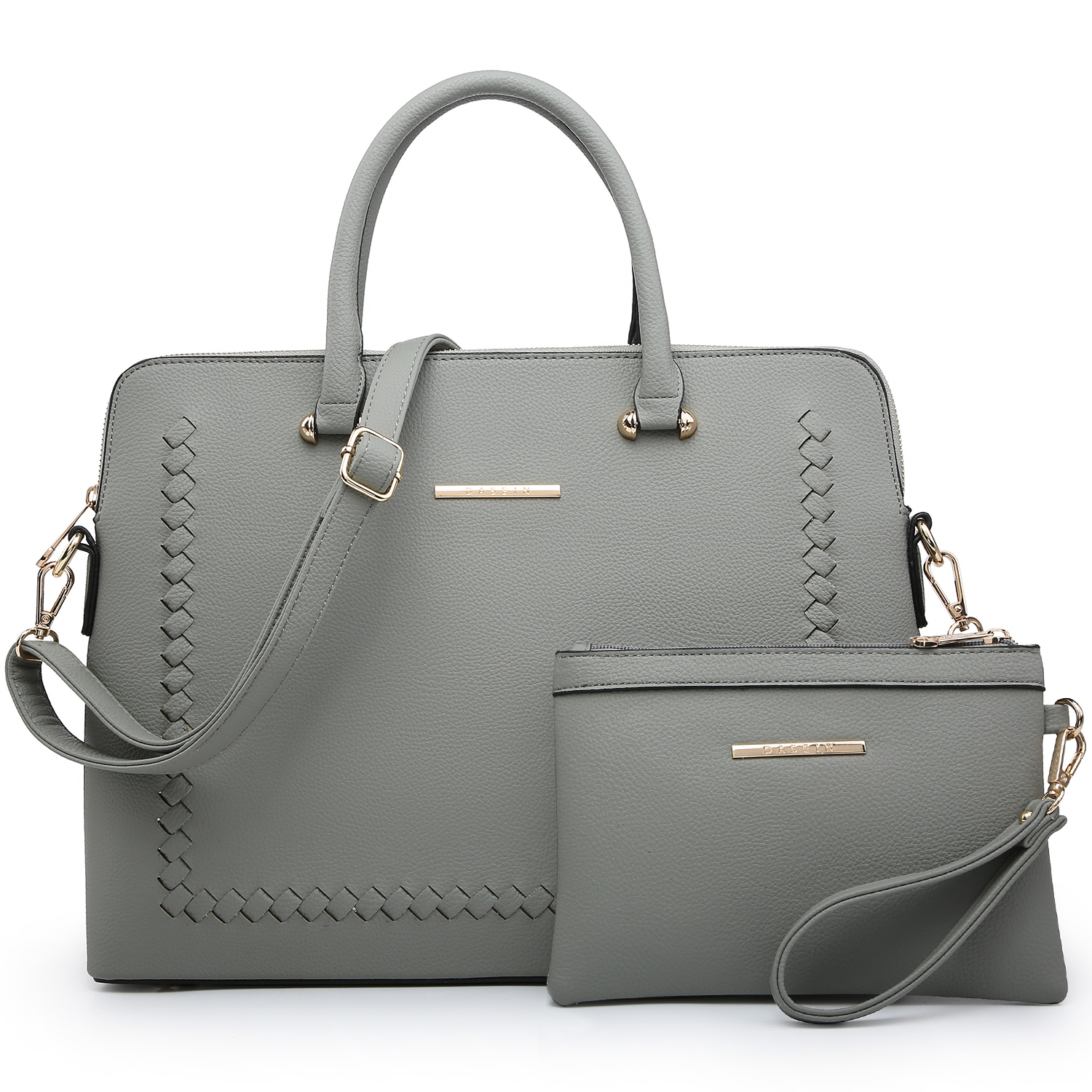 Dasein Women Handbags 2 Pcs Satchel Purse Top Handle Briefcase Work Bag ...