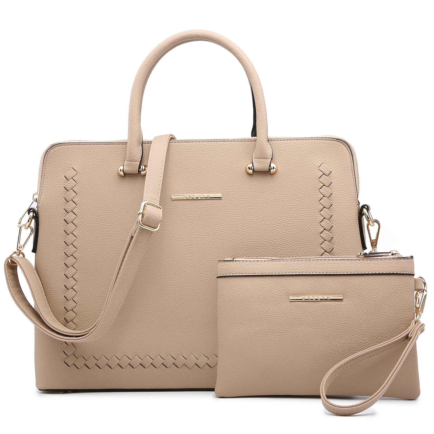 BOSTANTEN Briefcase for Women 15.6 Inch Laptop Leather Slim Business ...