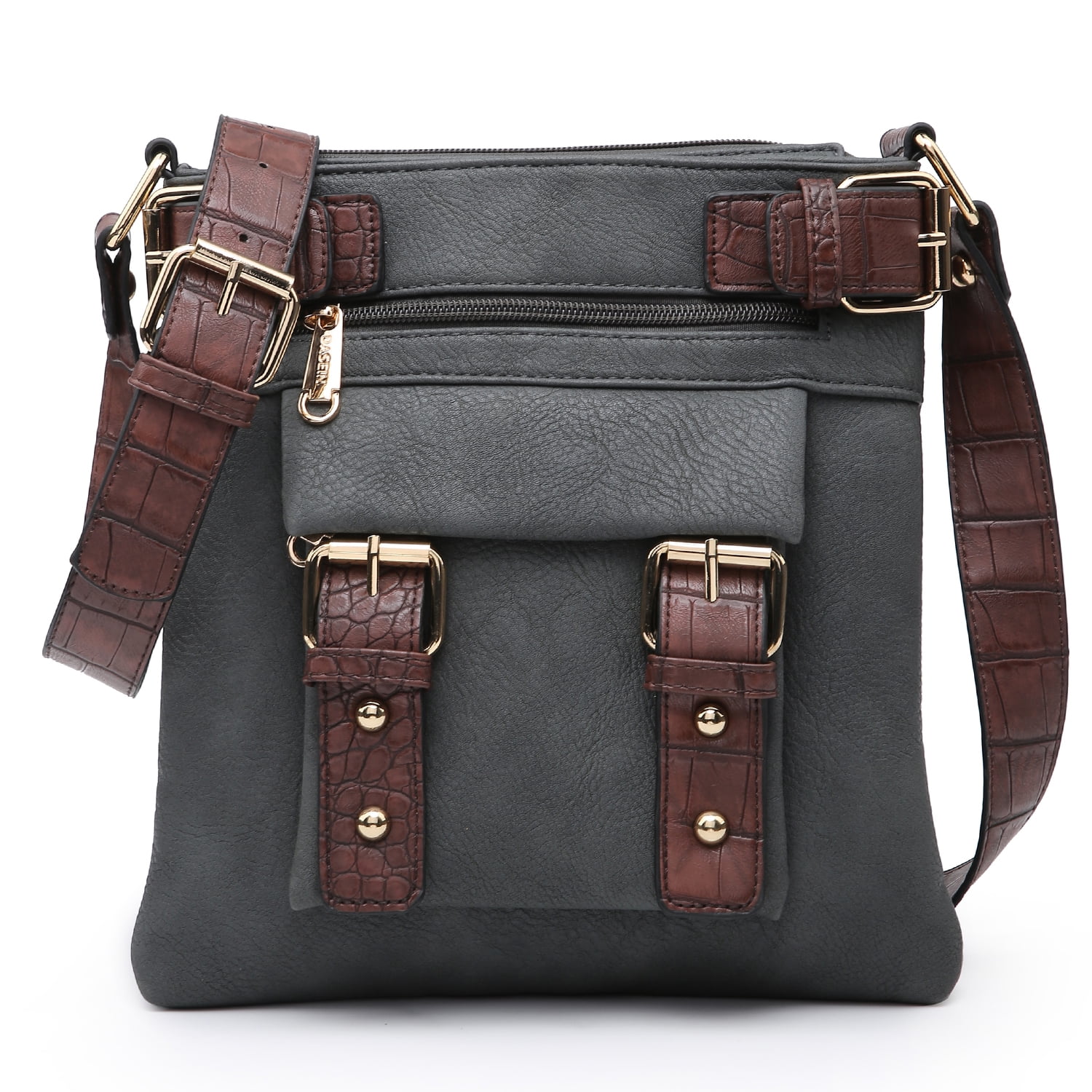 Dasein Women Lightweight Crossbody Bags Soft Vegan Leather Messenger ...