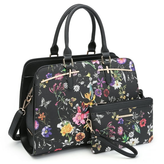 Dasein Women's Vegan Leather Satchel Handbags, Shoulder Purses, Totes ...