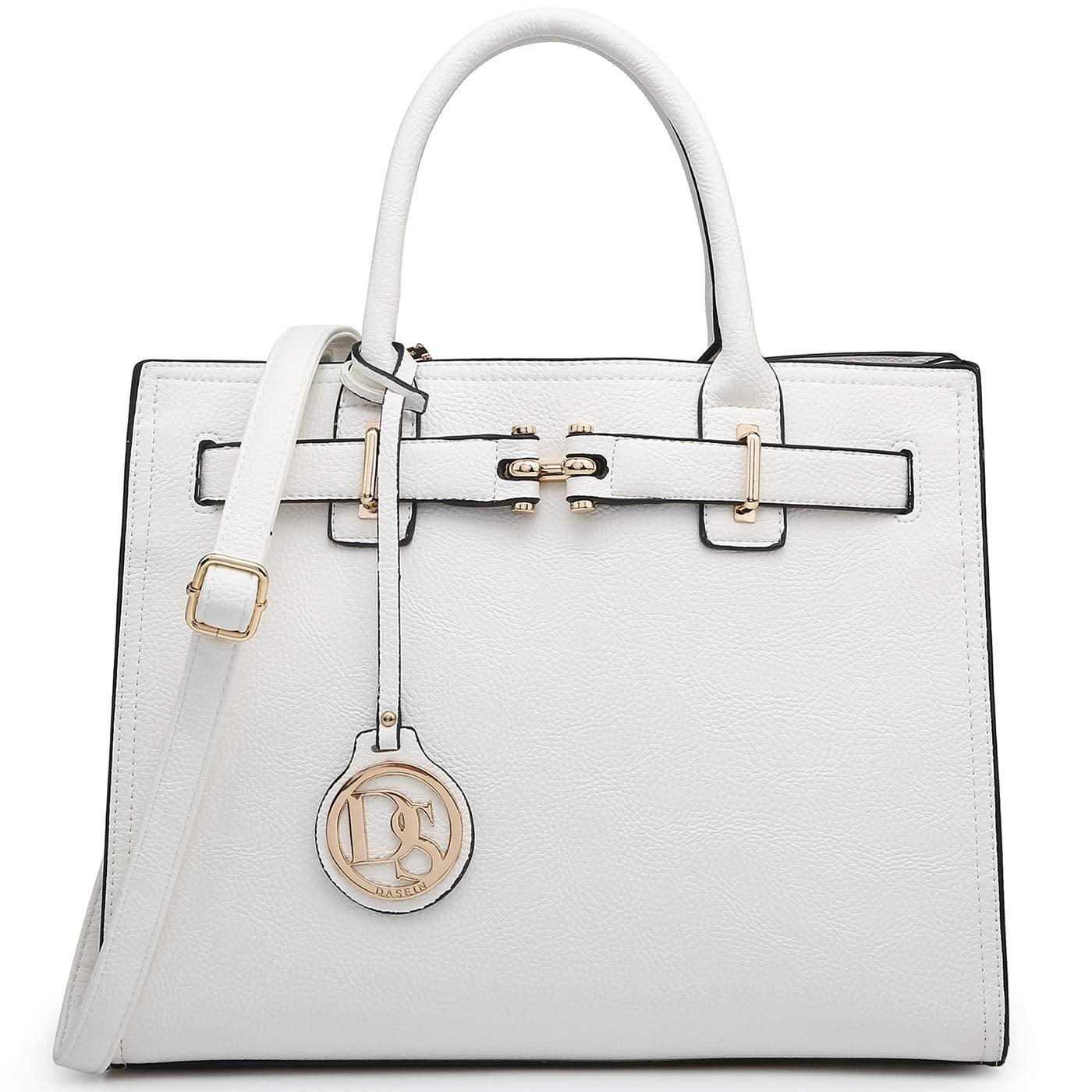 Dasein Women Satchel Purses Handbags Belted Top-Handle Work Tote ...