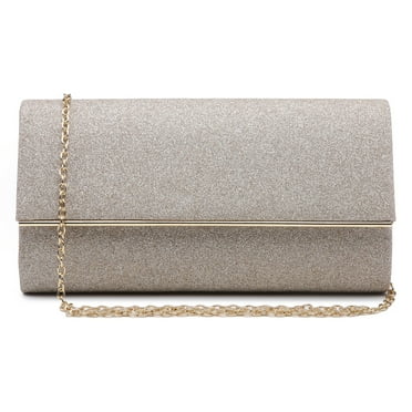 Dasein Women Satin Evening Bags Rhinestone Clutch Purses for Wedding ...