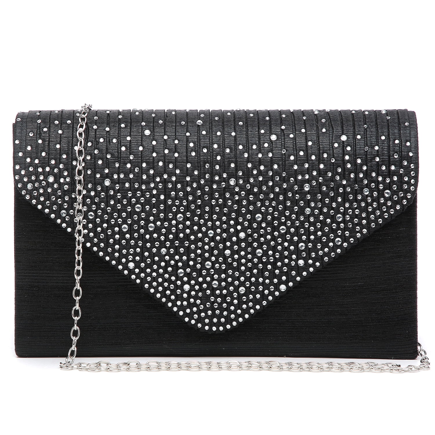 Dasein Satin Evening Crossbody Bag for Women, Envelope Handbag, Prom ...