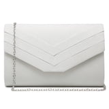 Dasein Women's Formal Velvet Evening Clutch with Removable Silver Chain ...