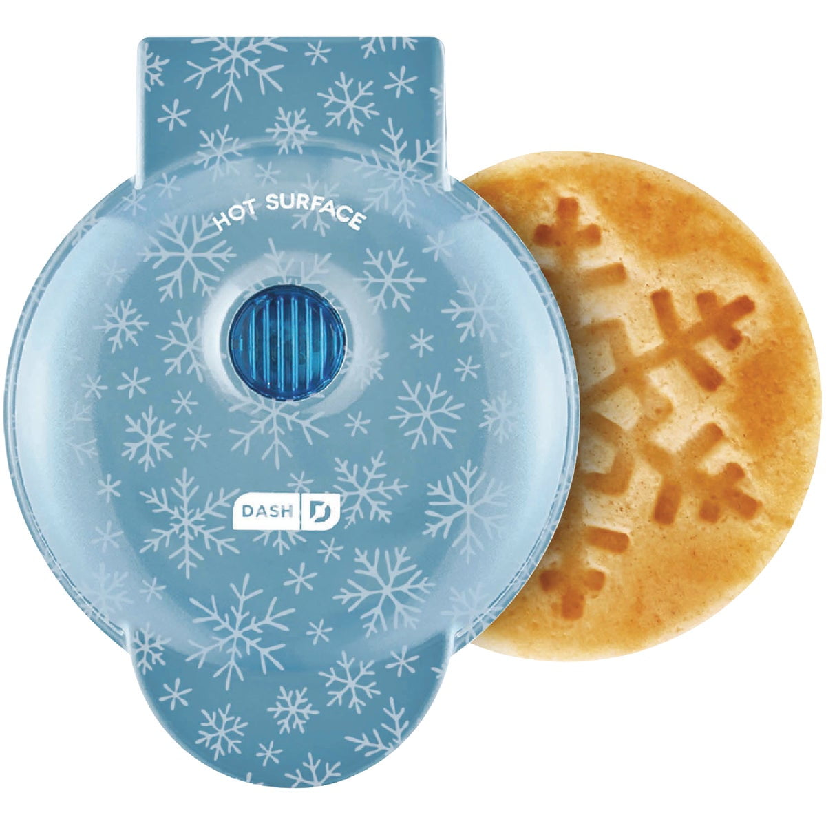 Dash 4 In. Snowflake-Print Mini Waffle Maker DMF001BS - Walmart.com