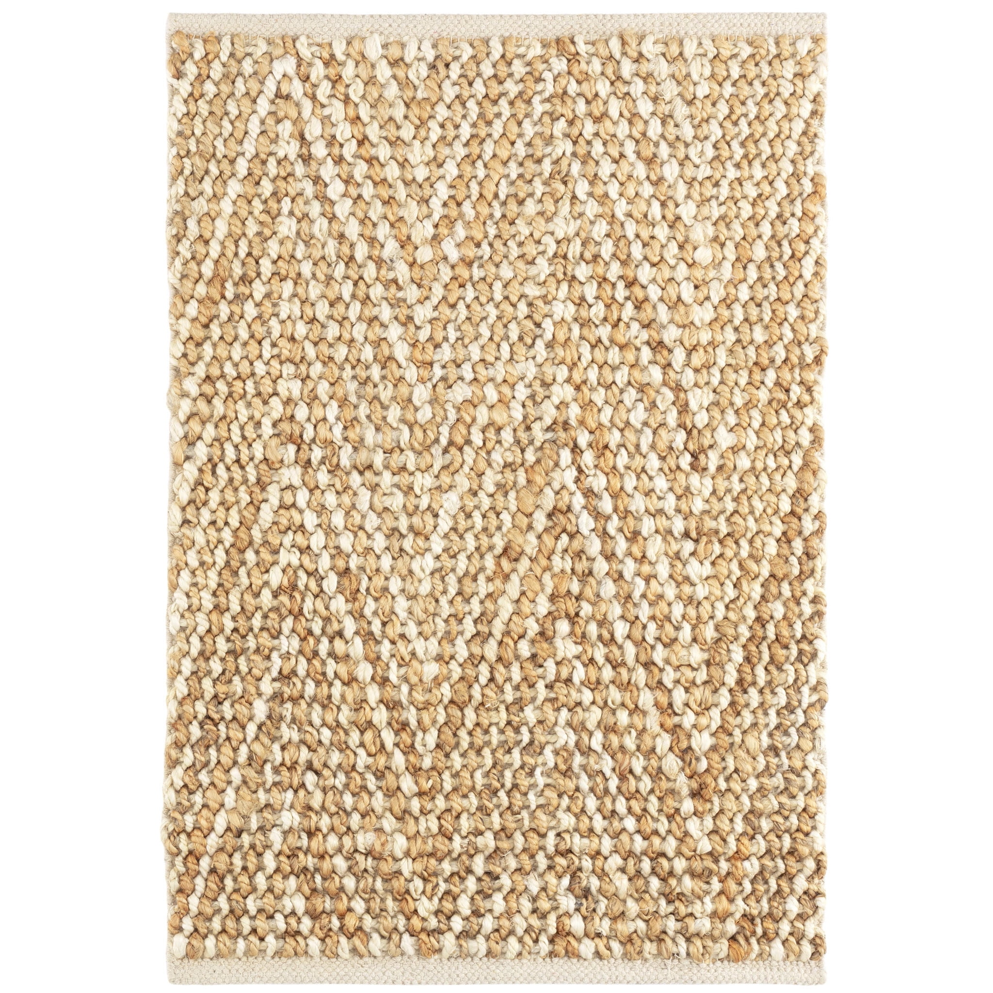 Dash & Albert Meghan Handwoven Jute Rug, 8' x 10', Ivory/Natural ...
