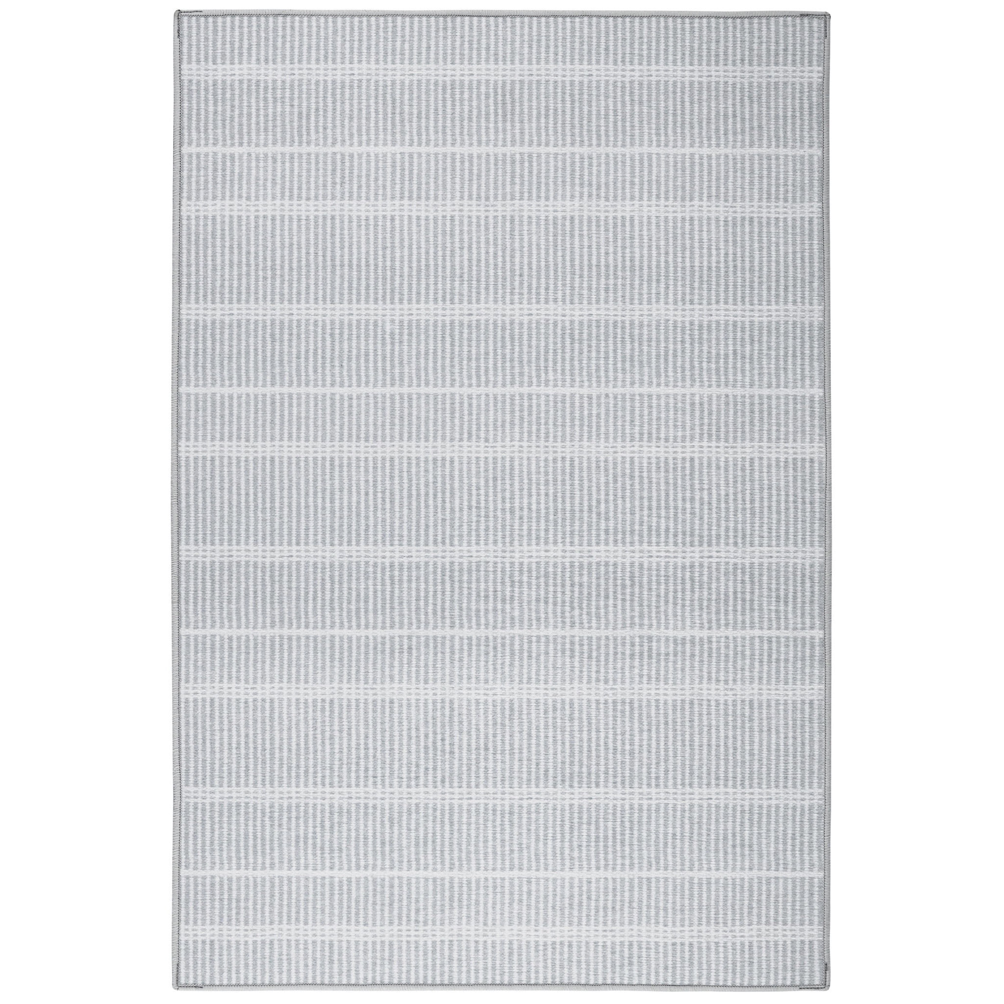 Dash & Albert Samson Machine Washable Rug, 2' 6" x 8', Grey - Walmart.com